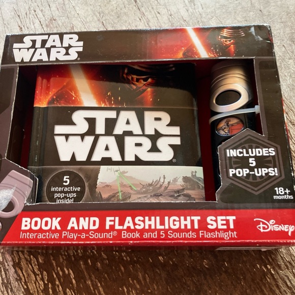 Disney | Toys | Disney Star Wars Interactive Book And Flashlight Set ...